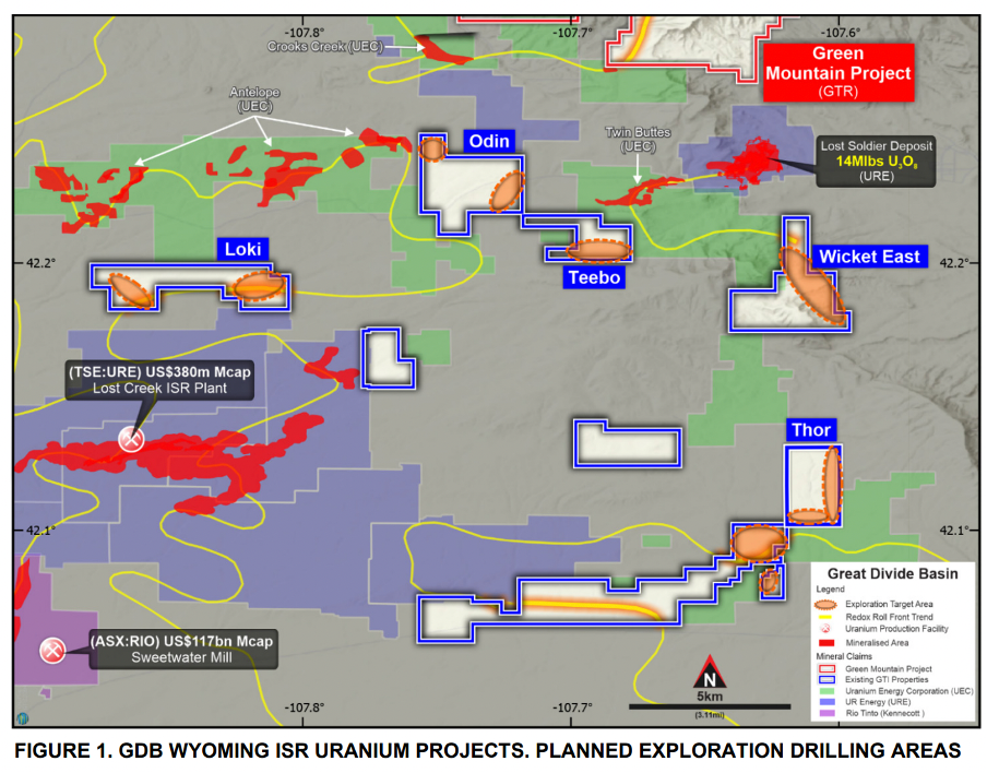 GTI Energy readies for September drilling at Great Divide uranium ...