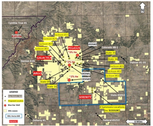 Blue Star Helium progresses permitting of helium wells in Las Animas ...