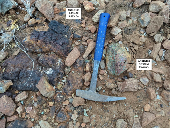 Azure Minerals visit to new Andover tenements offers high-grade nickel ...