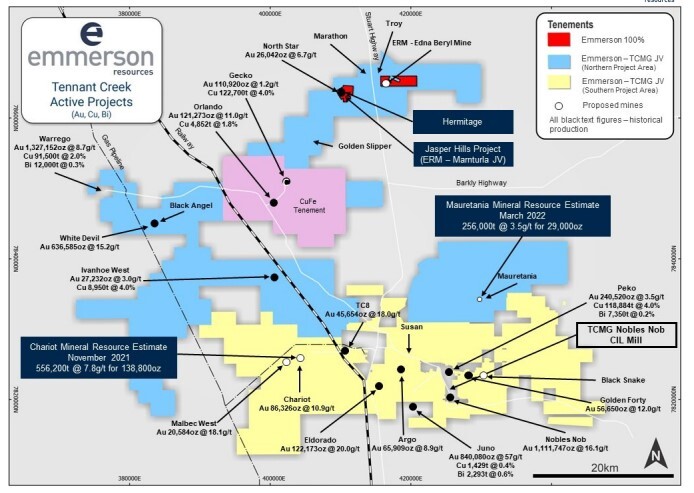 Emmerson Resources starts RC drilling at Tennant Creek to test copper ...