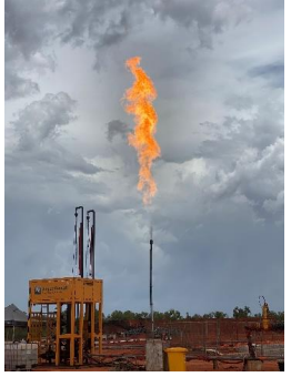 Buru Energy's Rafael initial flow test successful with gas flows to the ...