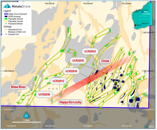 MetalsGrove Mining strikes lithium at Upper Coondina | ASX:MGA