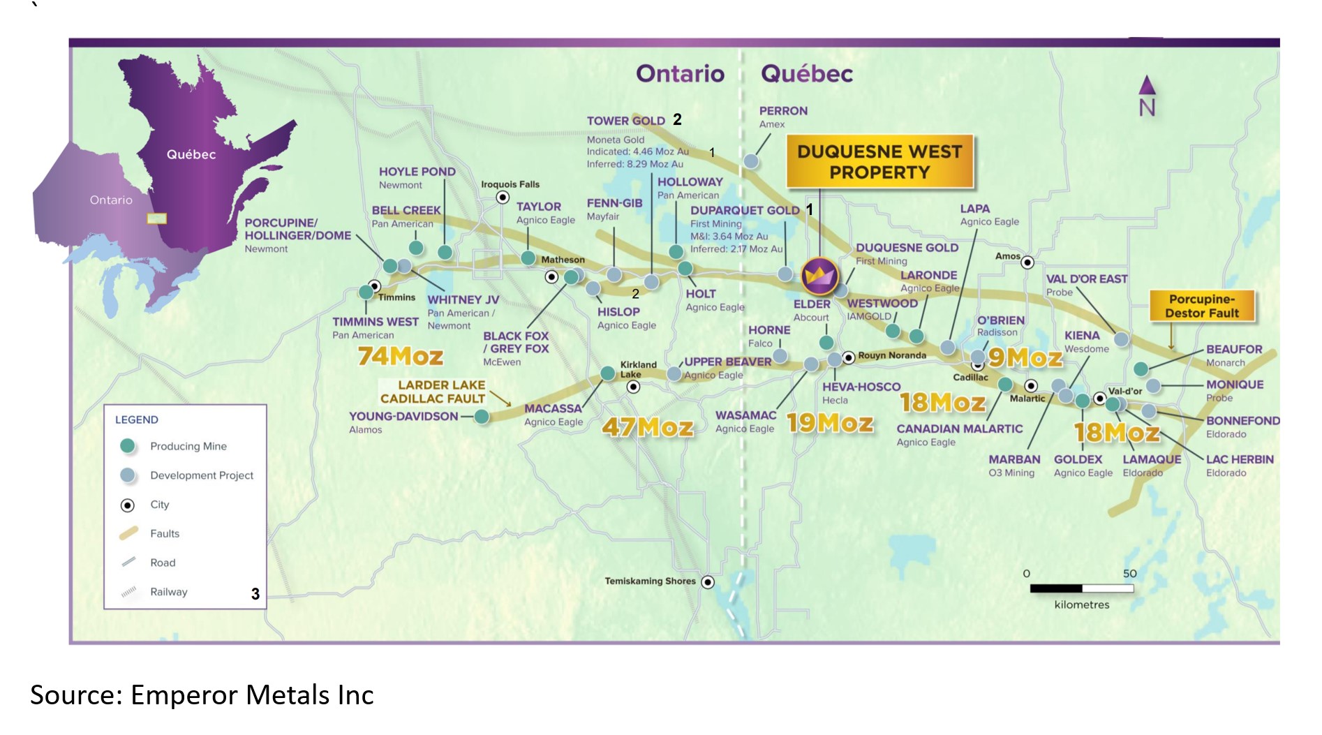 Emperor Metals forges ahead in Quebec's Abitibi Greenstone Belt: A deep ...