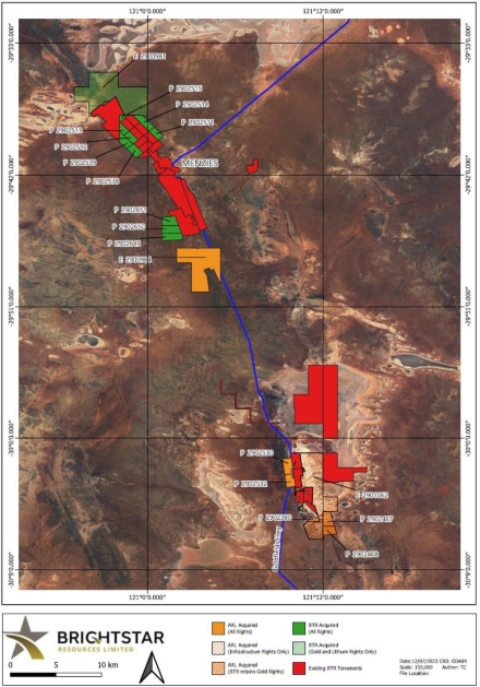Brightstar Resources expands Menzies gold and lithium tenure in swap ...