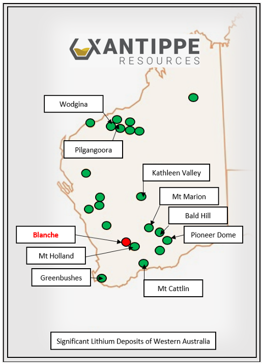 Xantippe Resources fields thick LCT pegmatite intervals at Blanche ...