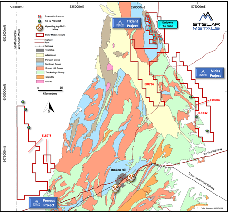 Stelar Metals acquiring four projects near Broken Hill with lithium ...