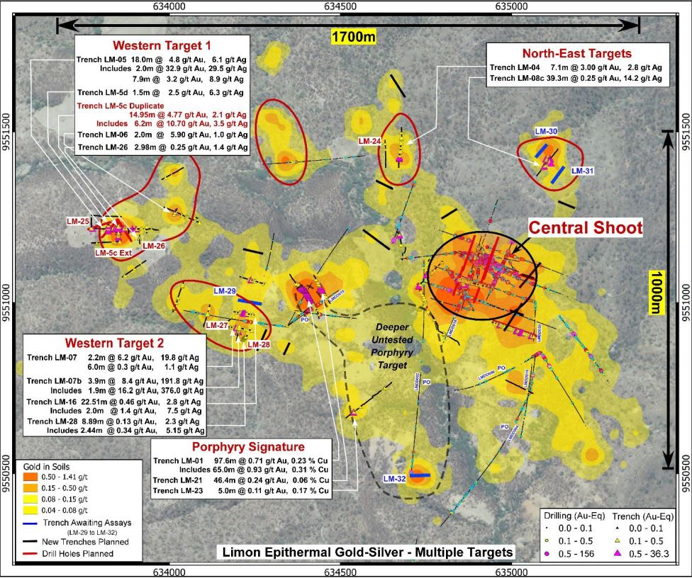 Sunstone Metals set to diamond drill high-grade targets at Limon gold ...