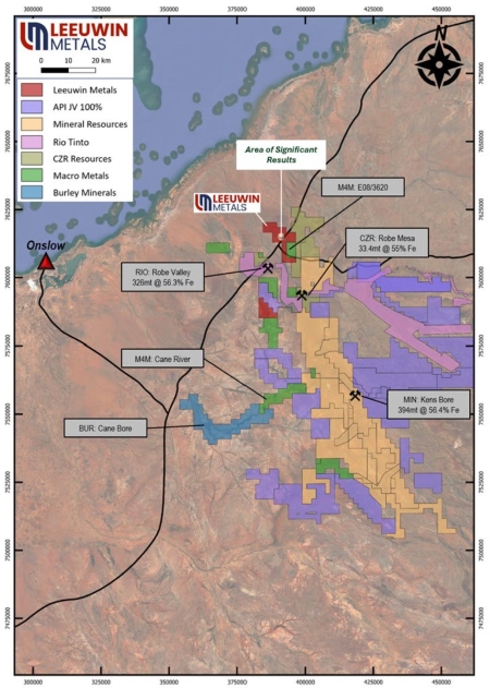 Leeuwin Metals returns rock chip results above 50% iron at West Pilbara ...