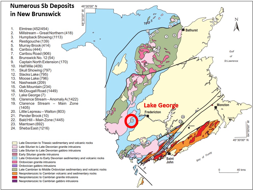 Hertz Energy acquires Lake George antimony project in New Brunswick ...