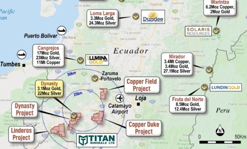 Titan Minerals picks up diamond drilling pace at Linderos copper JV ...