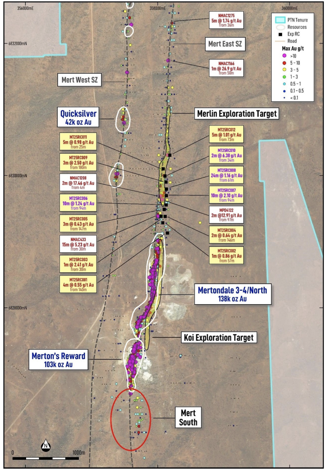 Patronus Resources outlines maiden exploration target at Merlin gold ...