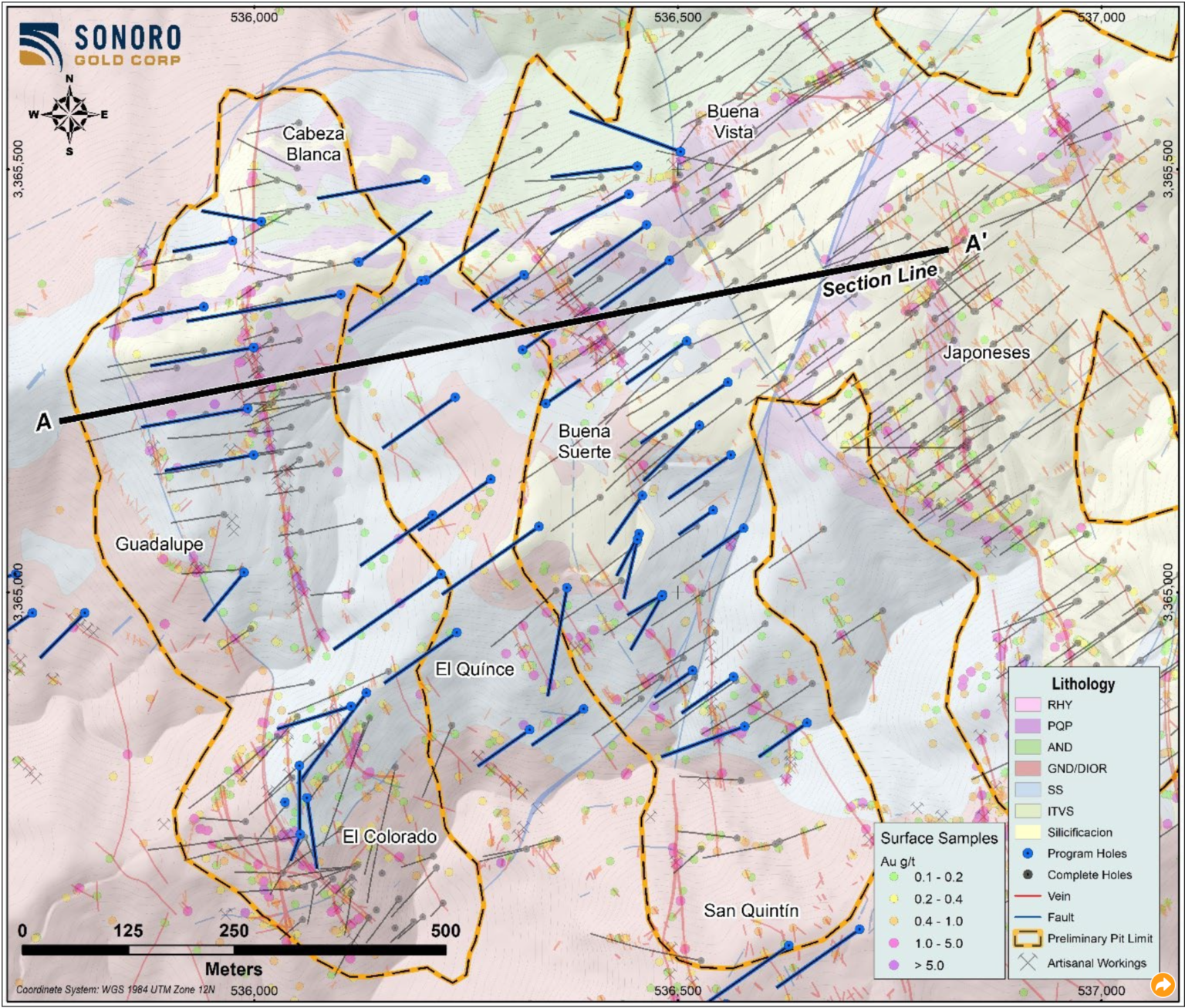 Sonoro Gold kicks off 50,000-meter drill program at Cerro Caliche ...