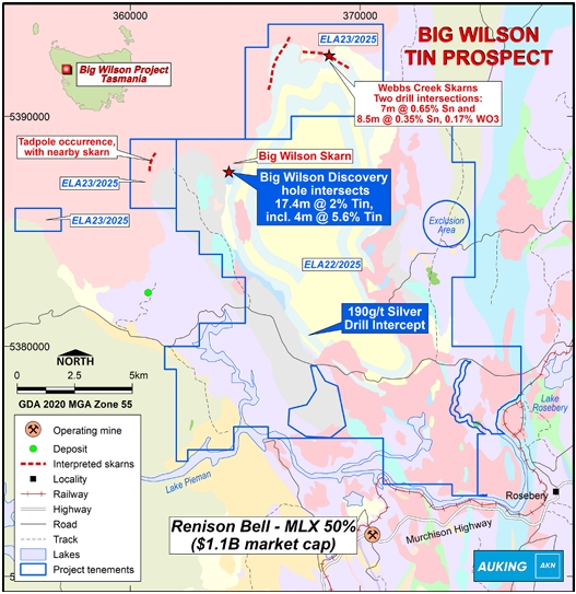 AuKing moves into Tasmanian tin with Renison-adjacent acquisition | ASX ...