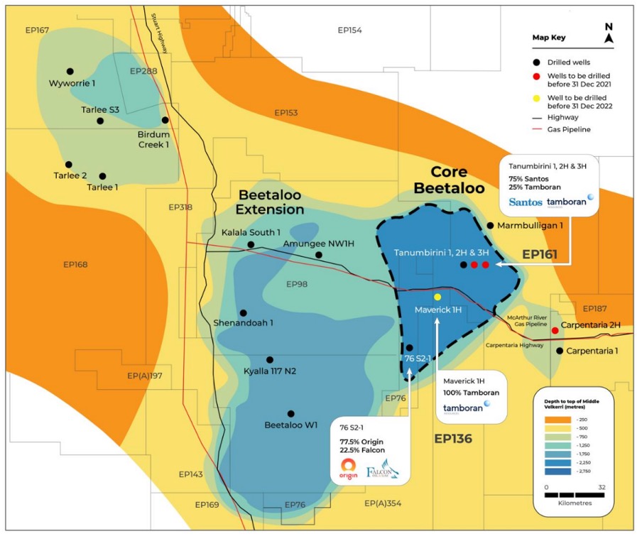 Tamboran Resources concludes 2021 drilling program over Beetaloo Sub ...
