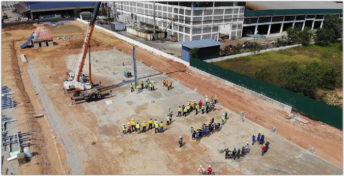 Altech Chemicals raises first steel at HPA plant construction site in ...