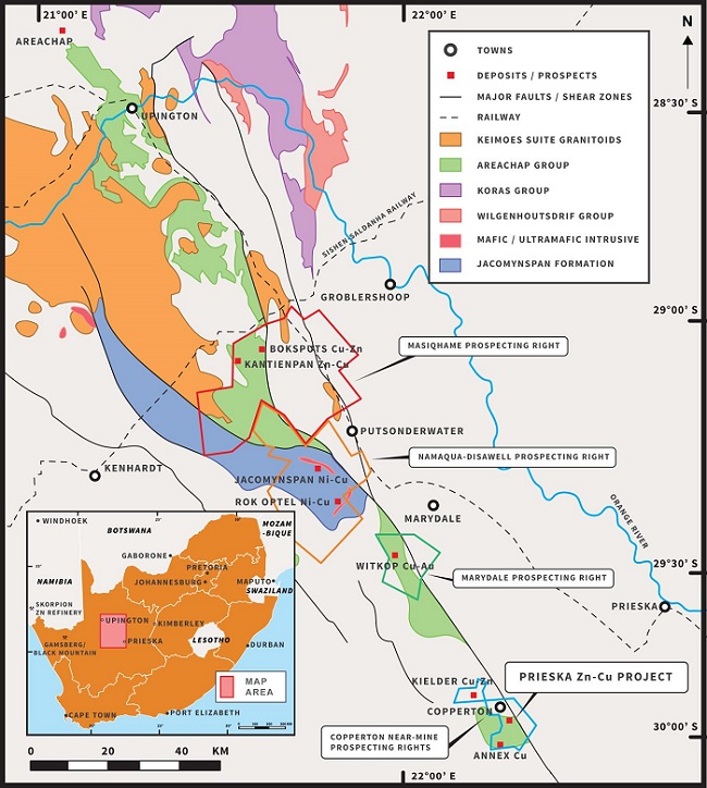 Orion Minerals begins airborne electromagnetic survey at Prieska Zinc ...
