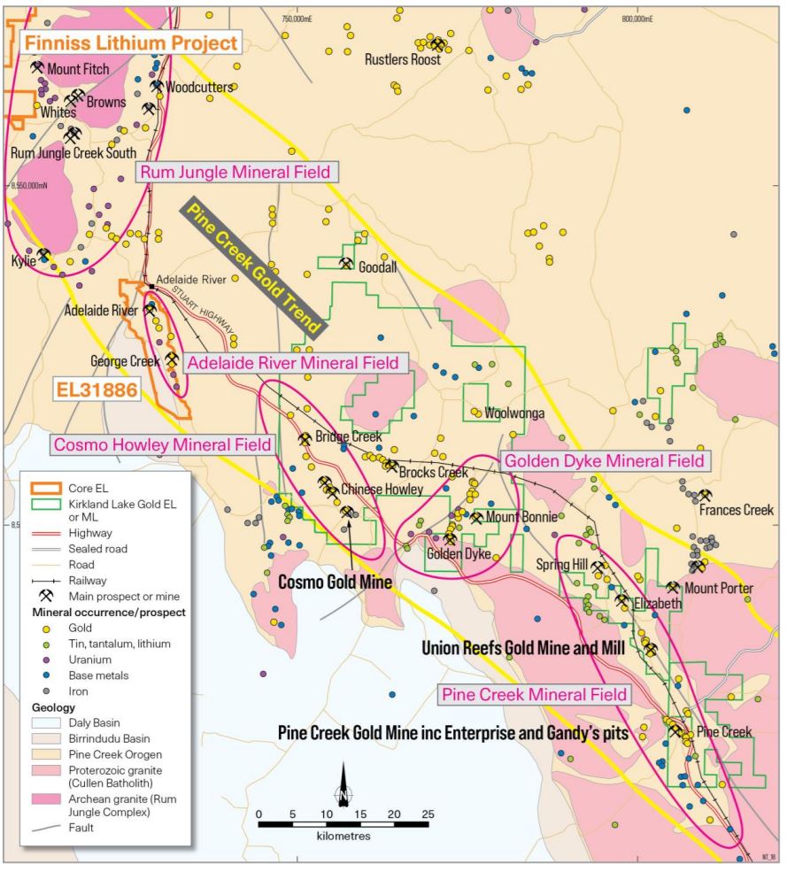 Core Lithium identifies multiple advanced prospects at Adelaide River ...