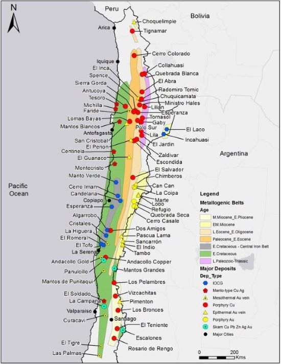 Copper porphyry districts - Chile & Associates