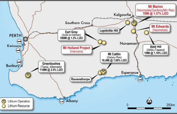 Neometals and partners add 500,000 tonnes to lithium resource at Mt ...
