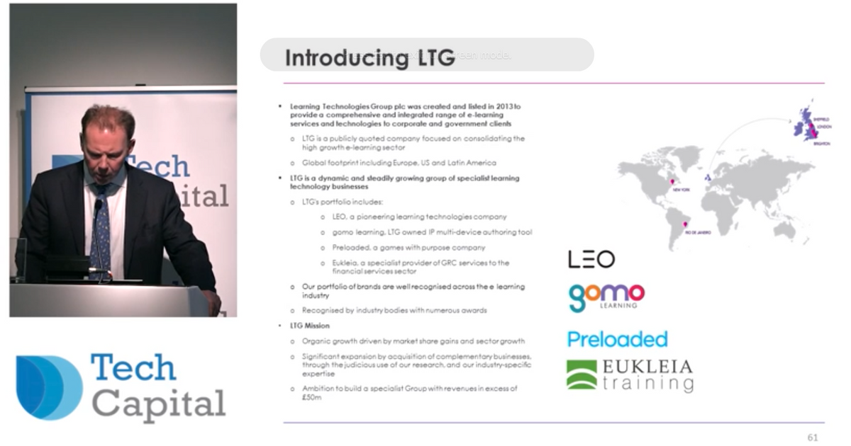 Learning Technologies Chief Executive Jonathan Satchell updates ...