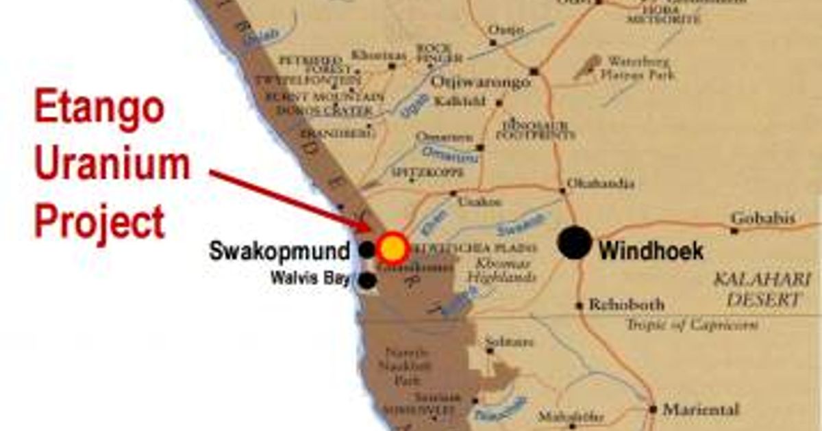Bannerman Resources demonstrates heap leaching success at Etango ...