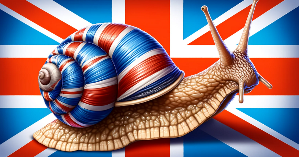 UK Inflation falls at a snail's pace