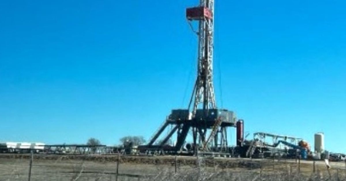 Brookside Energy drilling lateral section of Rocket Well after landing ...