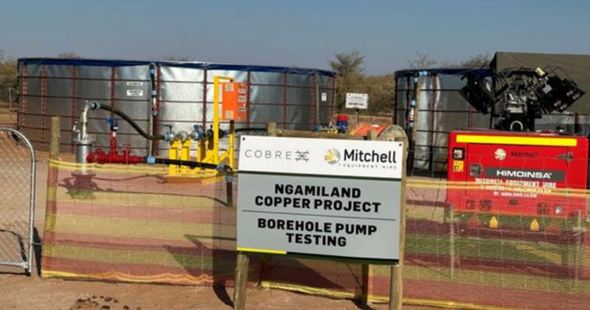 Cobre demonstrates hydrogeological continuity along strike at Ngami ...