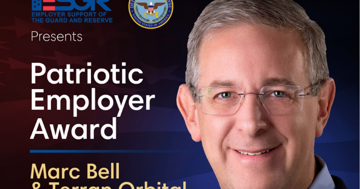 Terran Orbital receives Patriot Award from Office of Secretary of ...