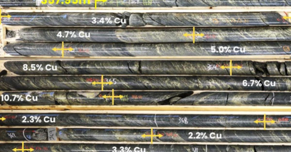 FireFly Metals drills best hole yet at Green Bay's Ming Mine of 86.3 ...