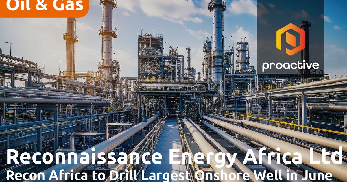 Reconnaissance Energy Africa provides drilling update on Prospect I in ...