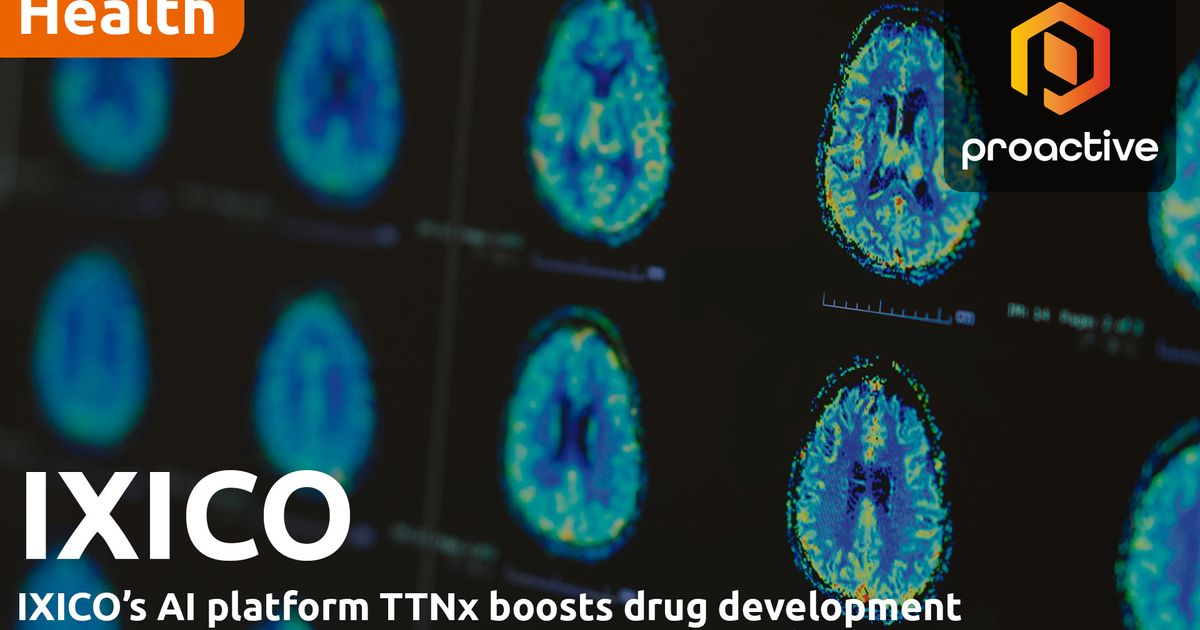 IXICO CEO on H1 trading update and revenue drivers in Alzheimer’s ...