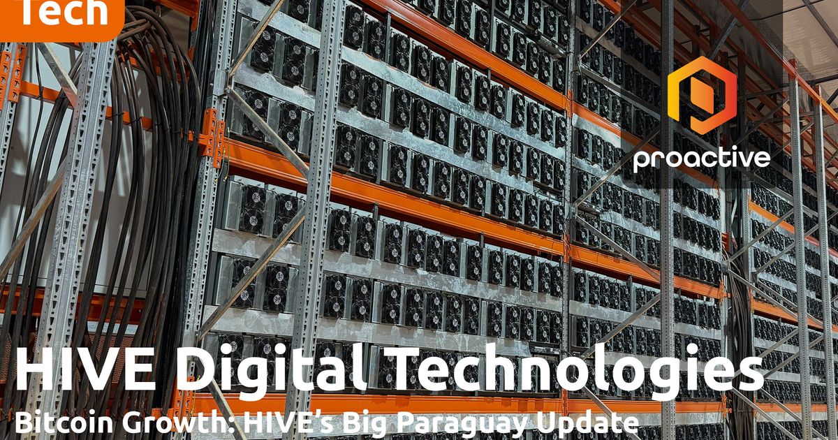 HIVE Digital Technologies begins mining at new 200MW Paraguay facility, mines 108 BTC in March ...