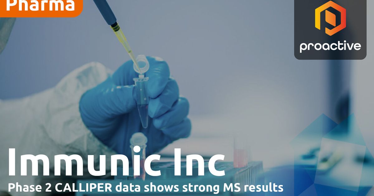 Immunic eyes Phase 3 after MS disability gains in Phase 2 CALLIPER ...
