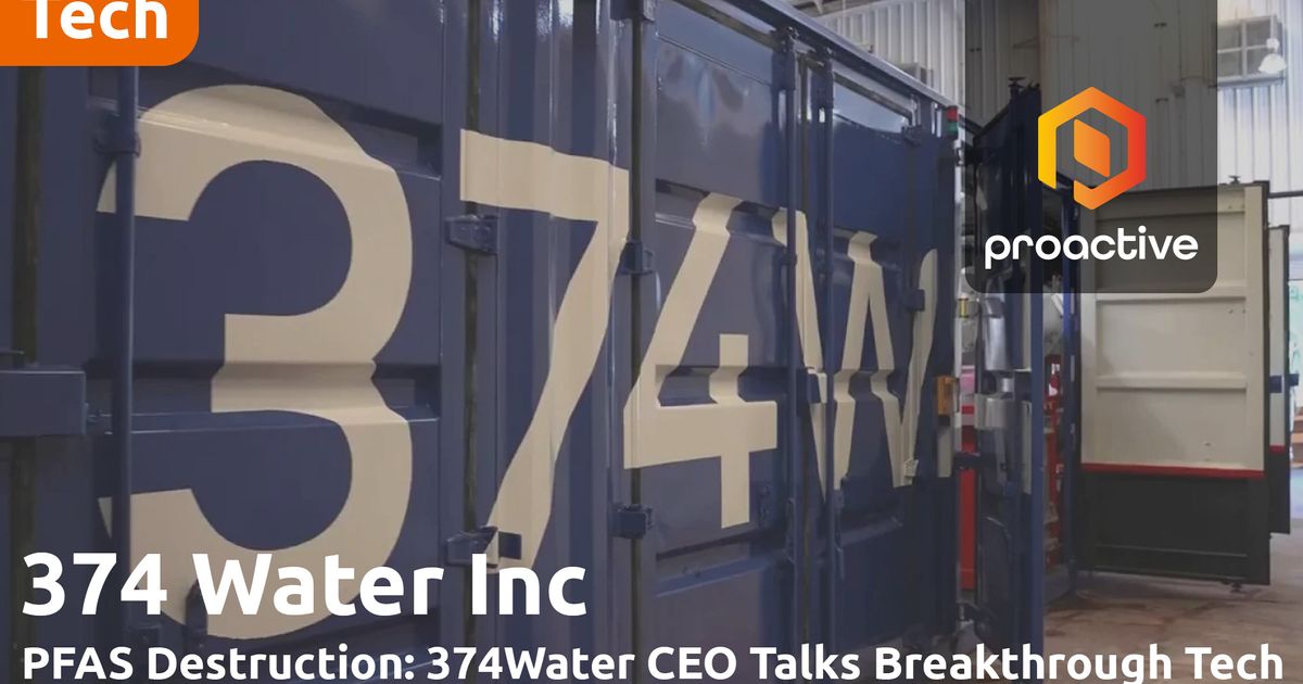 374Water secures strategic contracts and expands PFAS-eradicating ...