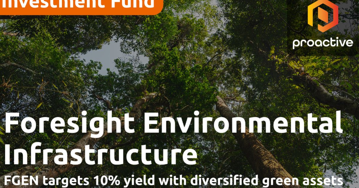 Foresight Environmental Infrastructure targets 10% dividend yield with ...
