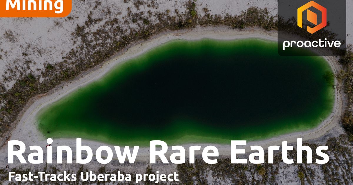 Rainbow Rare Earths moves to economic assessment at Uberaba project in ...
