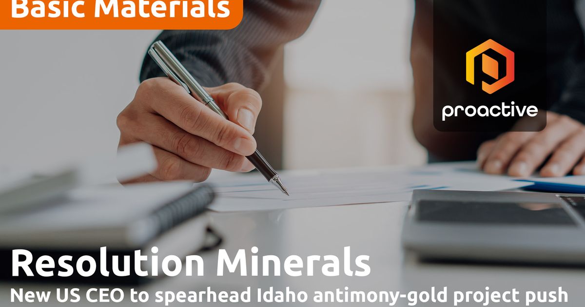 Resolution Minerals appoints Craig Lindsay as US CEO ahead of Horse ...