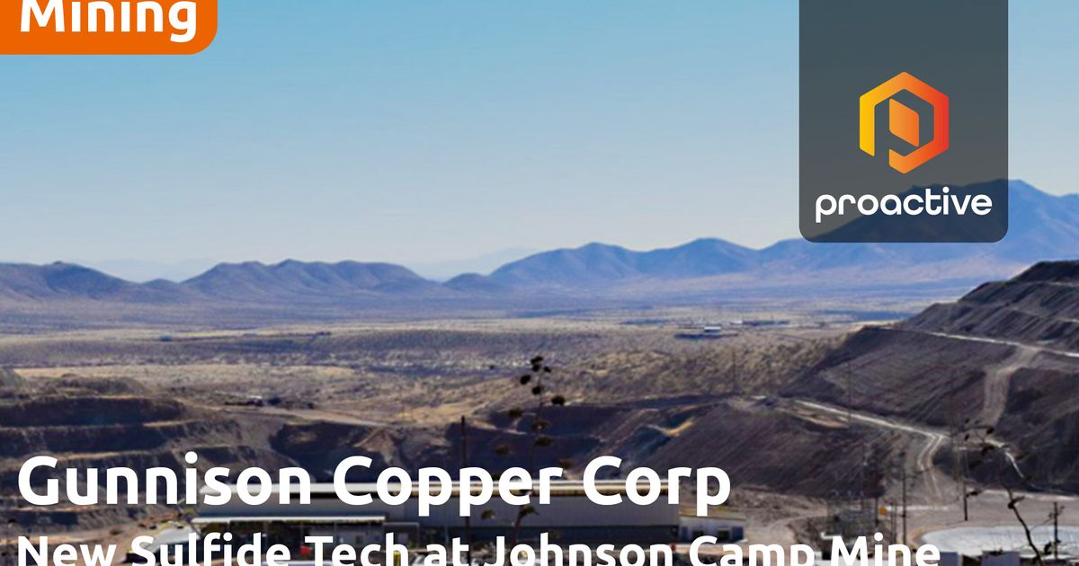 Gunnison Copper begins mineral processing at Johnson Camp, first Copper ...