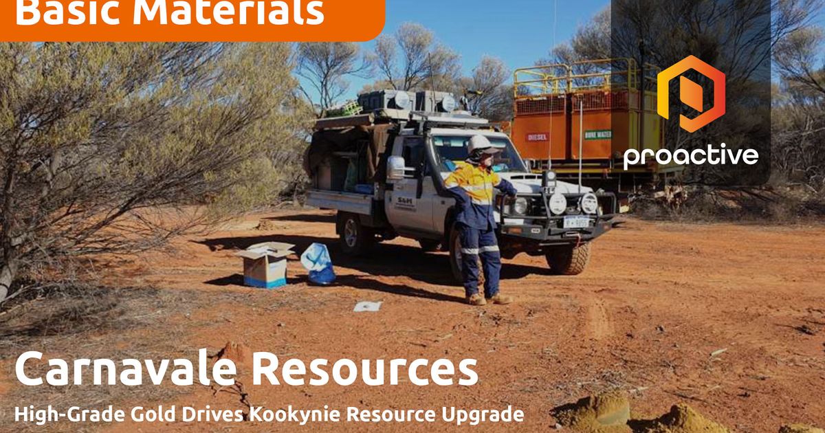 Carnavale Resources grows Kookynie resource by 38% | ASX:CAV