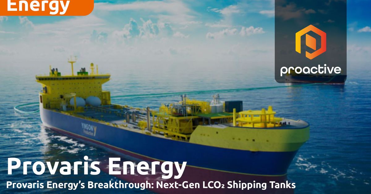 Provaris Energy targets 2026 commercialisation of LCO₂ Tank | ASX:PV1 ...