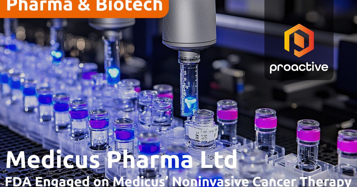 Medicus Pharma advances D-MNA with FDA engagement, strong Phase 2 ...