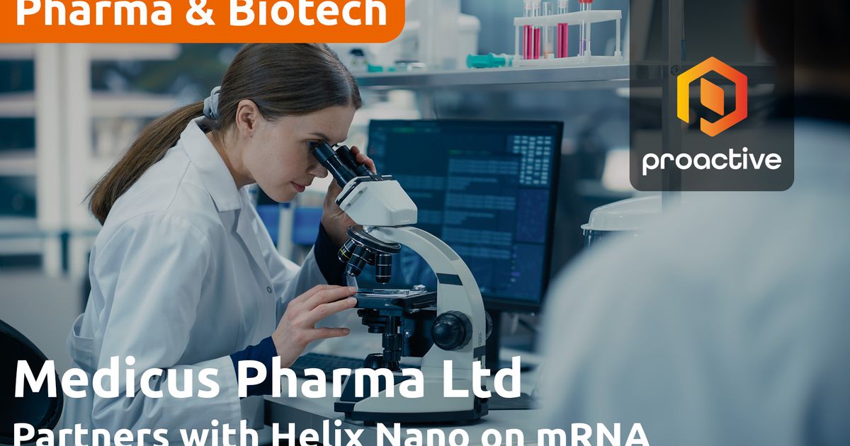 Medicus Pharma and HelixNano sign MOU to co-develop thermostable ...