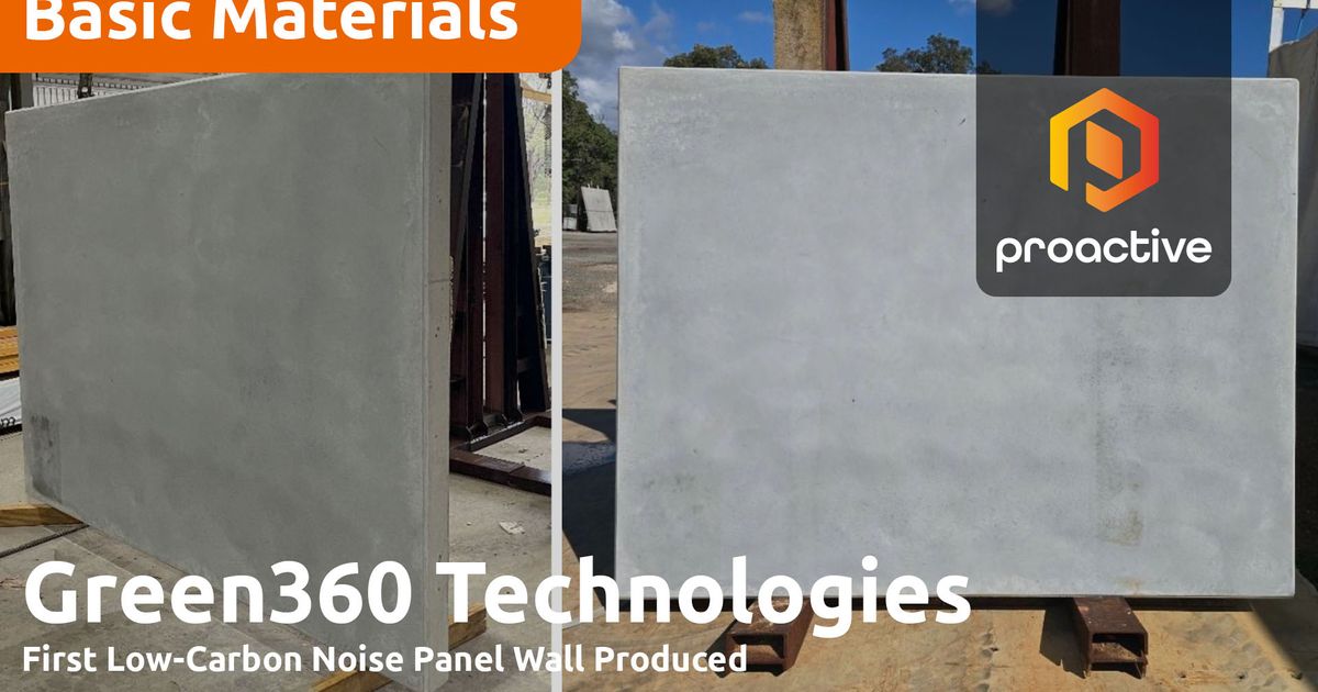 Green360 unveils low-carbon concrete breakthrough | ASX:GT3