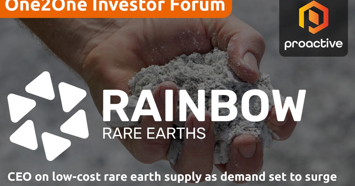 Rainbow Rare Earths on low-cost rare earth supply as demand set to ...