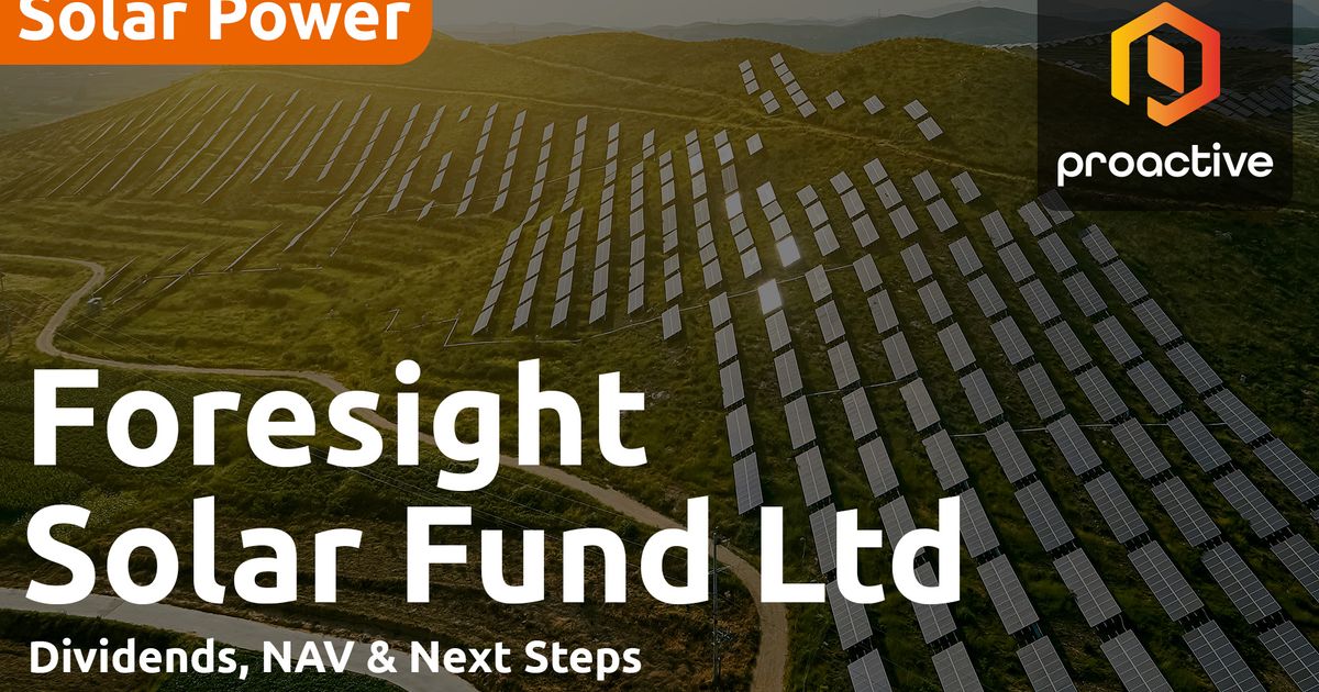 Foresight Solar Fund's Ross Driver on H1 2025 results, buyback and ...