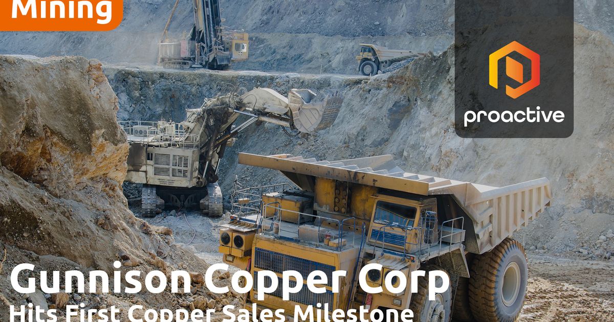 Gunnison Copper makes first copper sales from Johnson Camp, bolstering ...