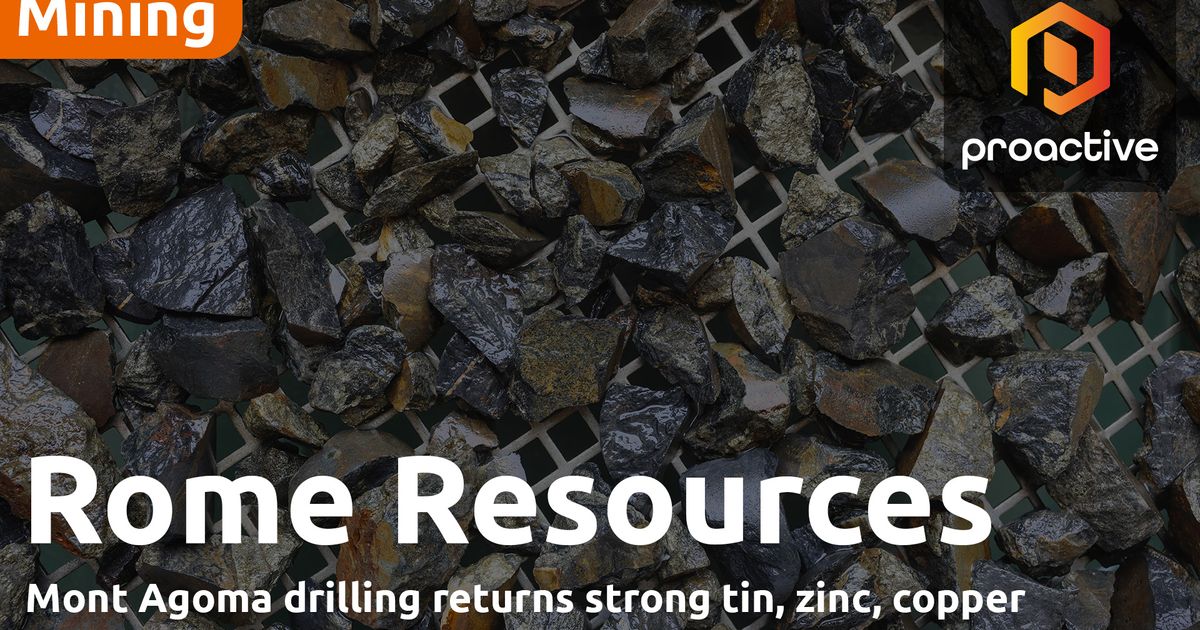 Rome Resources CEO on Mont Agoma tin discovery | AIM:RMR