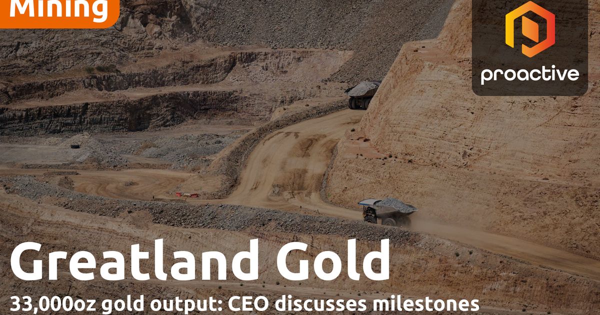 Greatland Gold CEO on impressive debut for Telfer mine | AIM:GGP, OTC ...