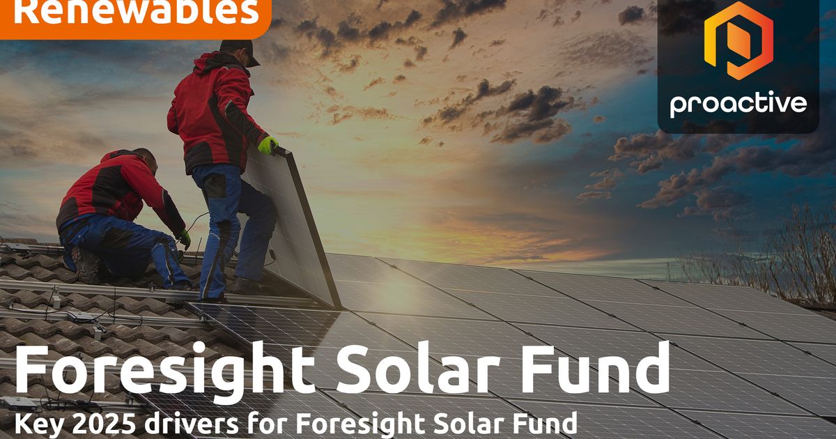 Foresight Solar Fund's Ross Driver on key drivers for renewable ...